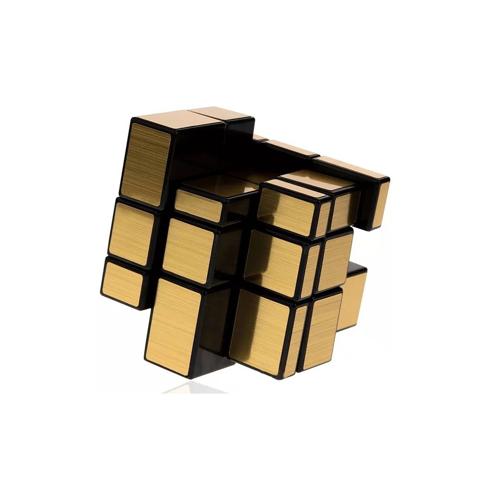 Cubo Rubik Shengshou Mirror 3x3 Dorado Magic Cube